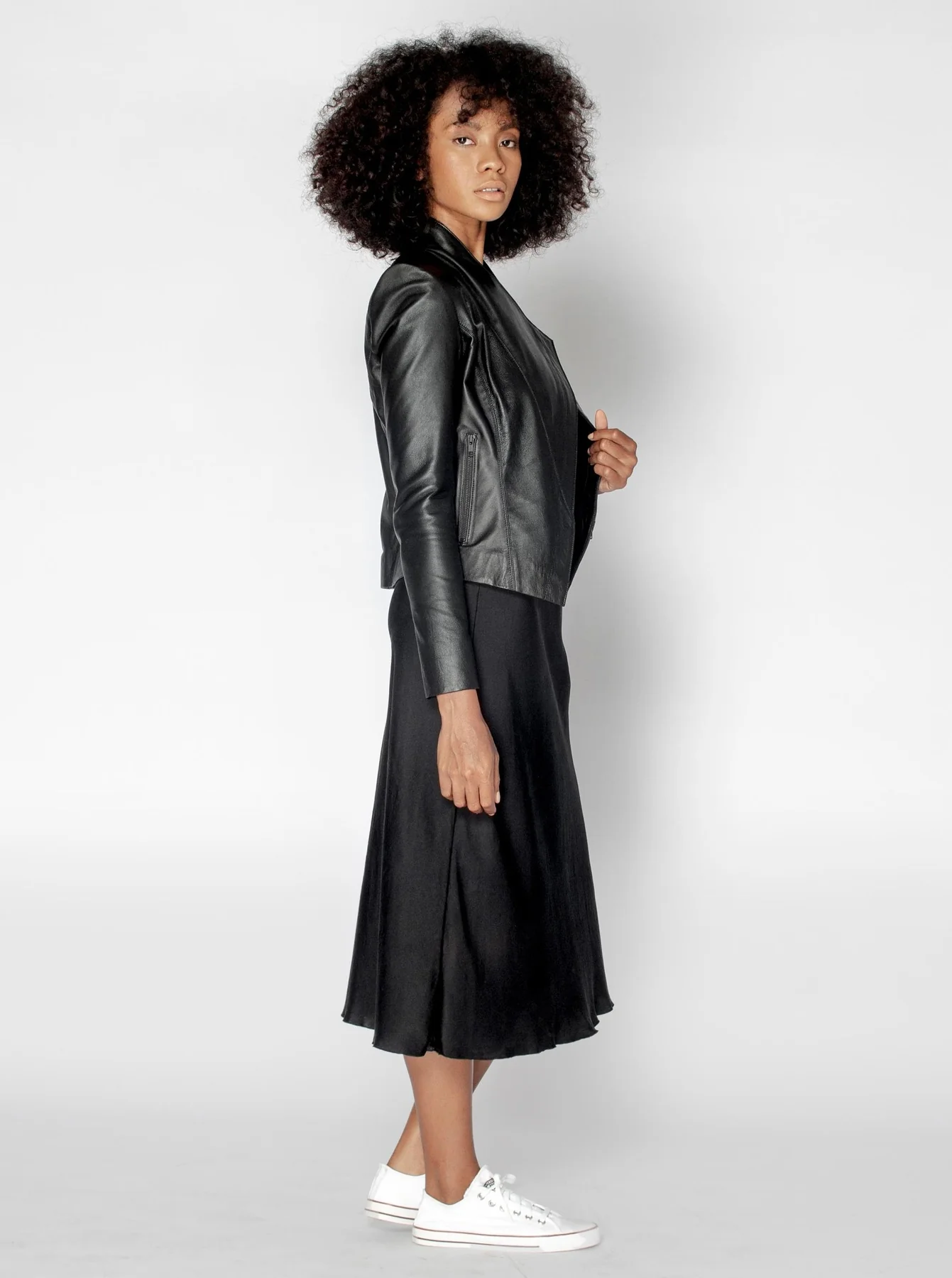 2ND SKIN LUCA LEATHER JACKET | Zarifa's Collection