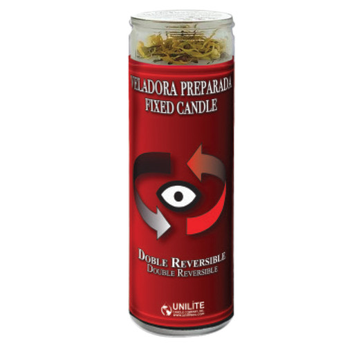 Doble Reversible, Double Reversible, Red with Black | UNILITE CANDLES