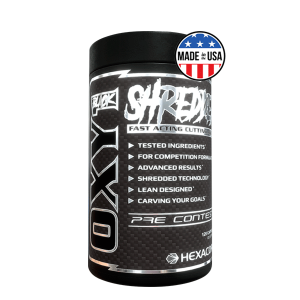 OXY 1 Black Shredded USA Hexacore 120 capsulas | Hexacore