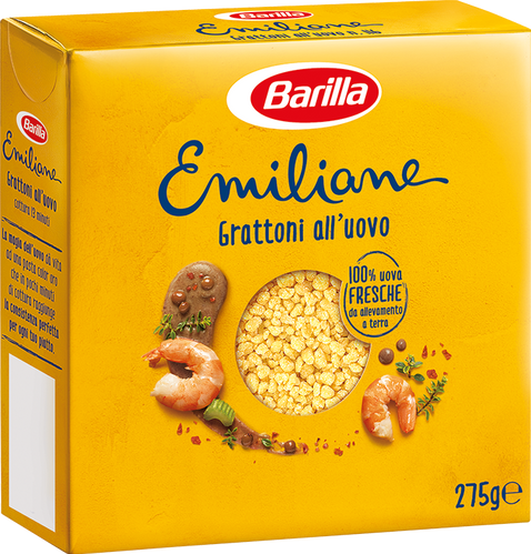 Barilla emiliane grattoni uovo 275 gr | Market Casa Italia