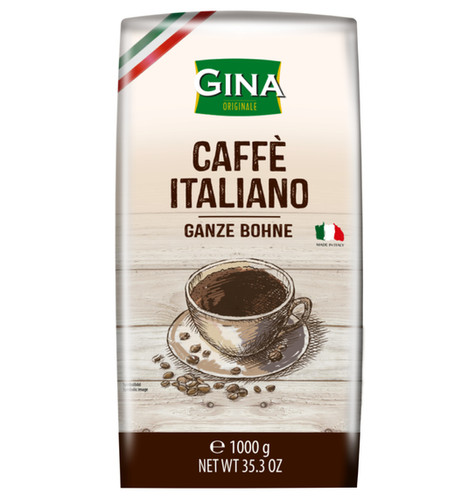 Gina Cafe Italiano Grano 1Kg | Market Casa Italia