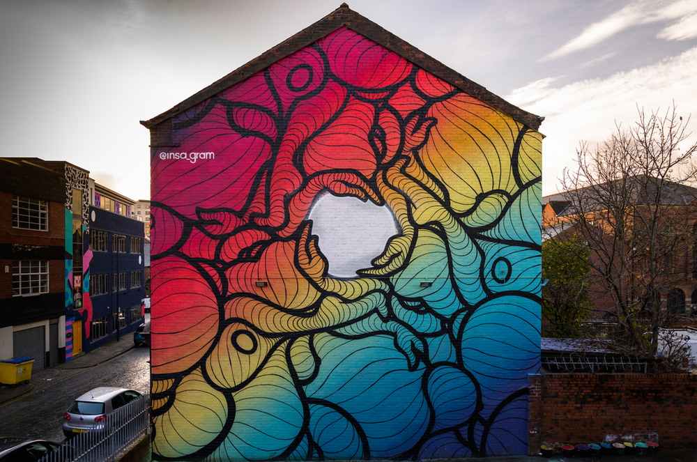 Carbon Conscious and Waste Aware Mural with INSA