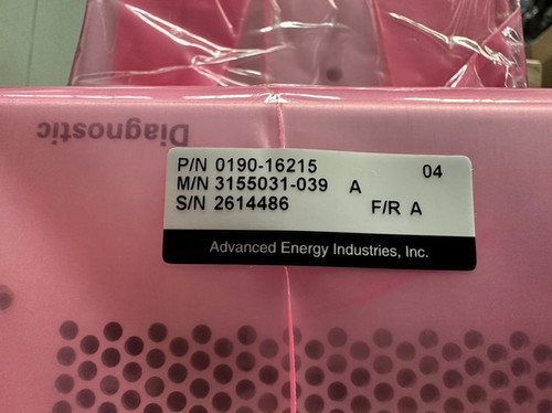 0190-16215 1110-00056 3155031-039 AE RF MATCH | G Semi