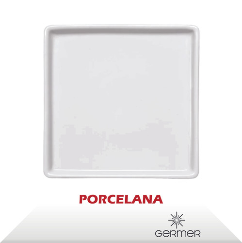Prato Servir Mesa (260 x 260 x Altura 20 mm) Germer Linha Americana ...