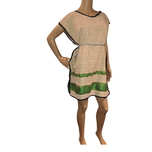 Ethiopia Tibeb Traditional African Women Green Shirt dress. | Arts Of ...