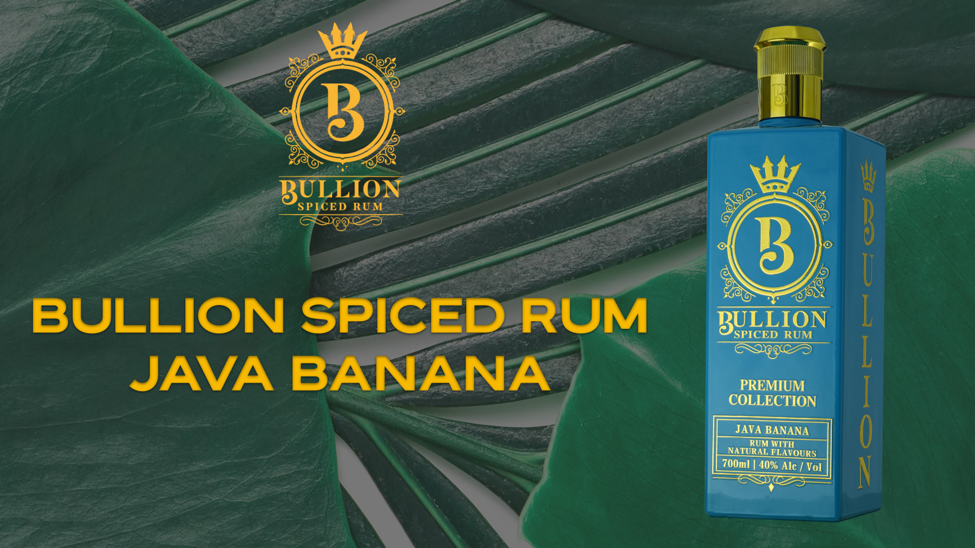 Bullion Spiced Rum Java Banana 70cl 40% alc | Bullion Rum