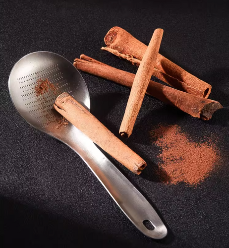 【ES】GINGER AND TURMERIC WITH GRATER 不銹鋼磨泥湯匙 | iHome-houseware