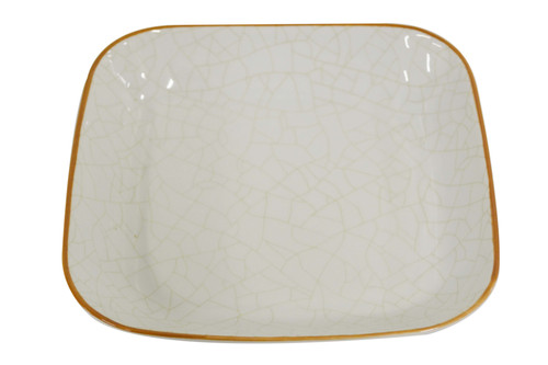 #821422 8" SQUARE PLATE 四方盤玉汝天青 | es-houseware