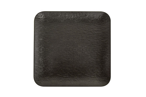 2 PCS * MELAMINE BLACK SQUARE PLATE 黑色石紋方盤 | iHome-houseware