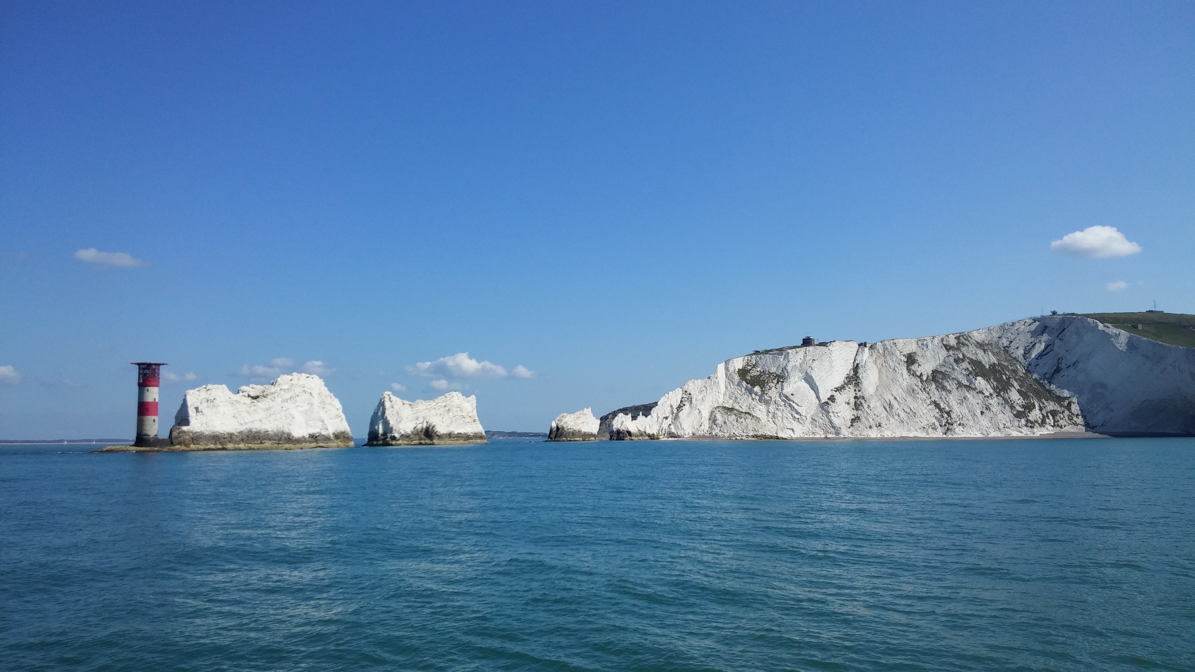 The Needles Isle of Wight Luxury Boat Trip lunch George Hotel Yarmouth