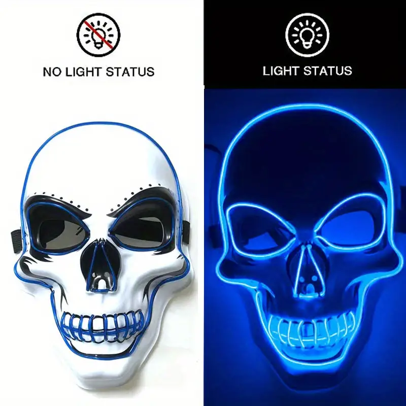 LED Skull Mask | Bermuda Gift Baskets