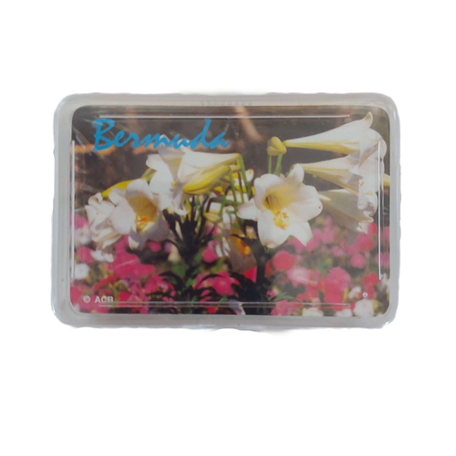 Mini Easter Lily Playing Cards | Bermuda Gift Baskets