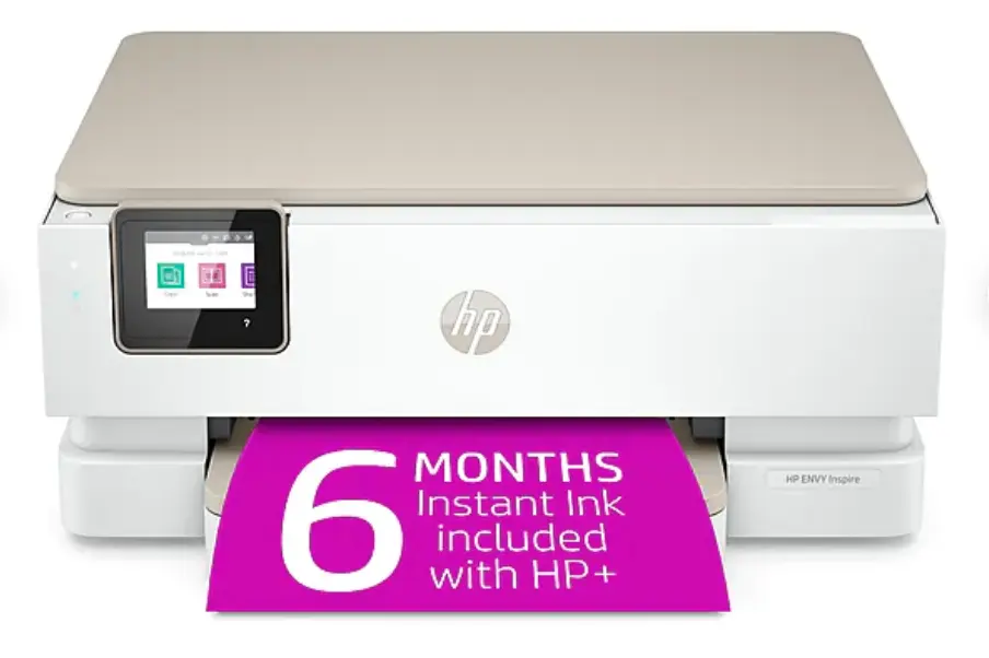 HP ENVY Inspire 7255e Wireless Color All-in-One Inkjet Printer, 6 ...