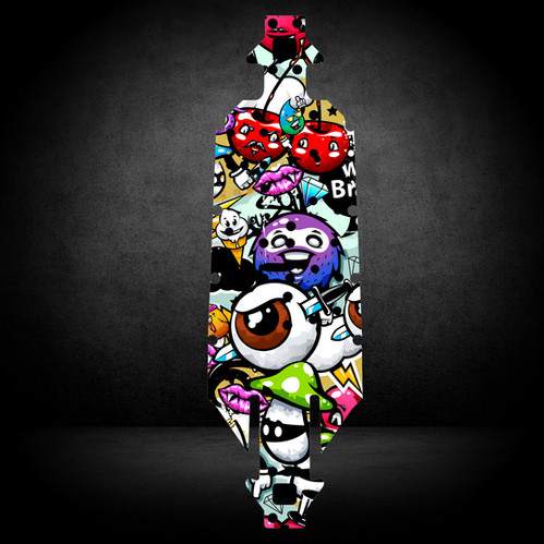 Graffiti Chassis Skin Protector Kraton V5 LWB | ARRMA Skinz