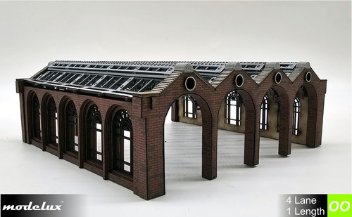 OO Cheltenham 4 Lane Single Length Engine Shed | Modelux