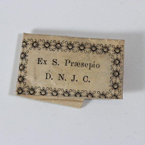 Reliquary Holy Crib Relic of Jesus Christ - Ex S. Praesepio - DNJC ...