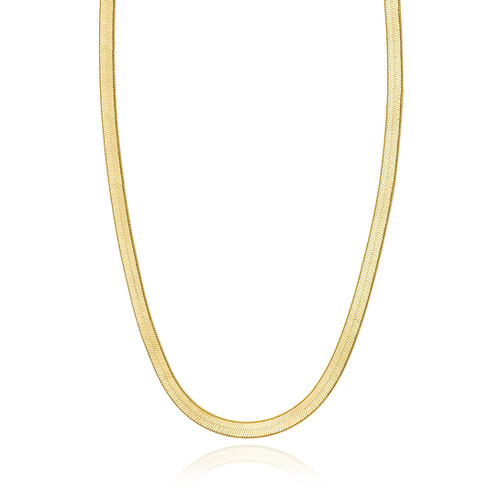 MILLA - 14k Elegant Gold Snake Necklace | Luxury Jewelry for Any ...