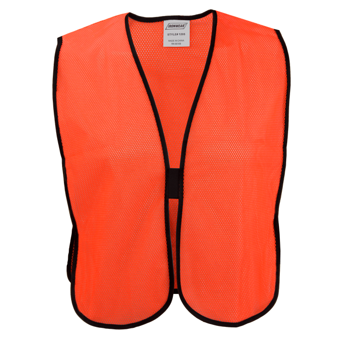 1205 - Hi Vis Economy Safety Vest, Non ANSI | Guru's Gear
