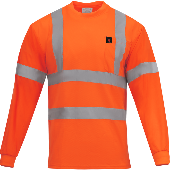 1204FR -FR Hi Vis ANSI Class 3 Shirt | Guru's Gear