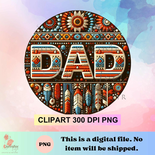 Dad Round Art | JLDesigns