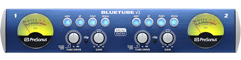 The PreSonus BlueTube V2 Preamp