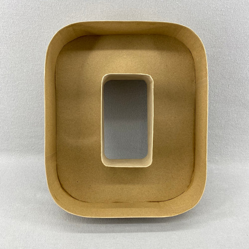 Handmade Cardboard Fillable Number Box - 0 | Zoda House Party