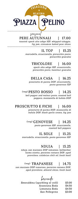 Piazza Pelino | Authentic Italian Sandwiches, Gelato, & Wine | 772 N ...