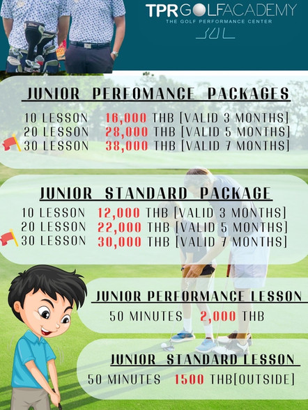 Golf Lesson Packages | TPR GOLF ACADEMY