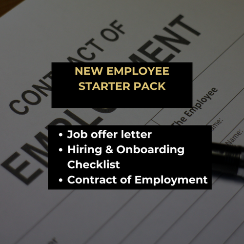 New Employee Starter Pack | TradeBOS