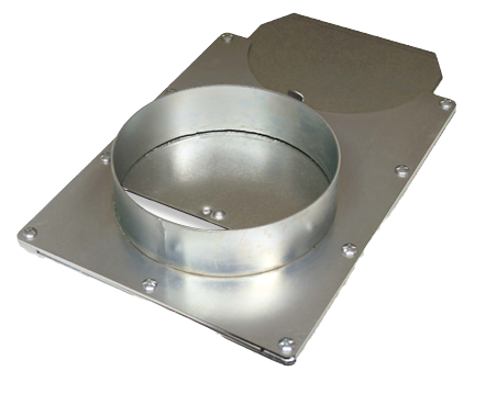 Galvanised Steel Blast Gate | Impact Ducting