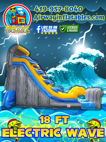 18 Ft. WAVE WATER SLIDE | Airway Inflatables