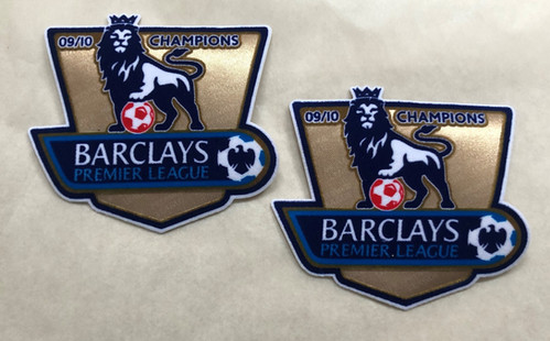 BARCLAYS PREMIER LEAGUE PLAYER ISSUE SLEEVE PATCHES FELT TYPE CHAMPIONS ...