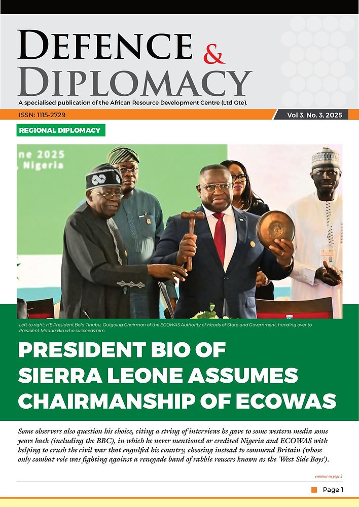 DEFENCE & DIPLOMACY Vol 3, No. 3, 2025