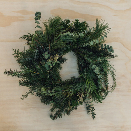 Winter Greens Wreath - Small