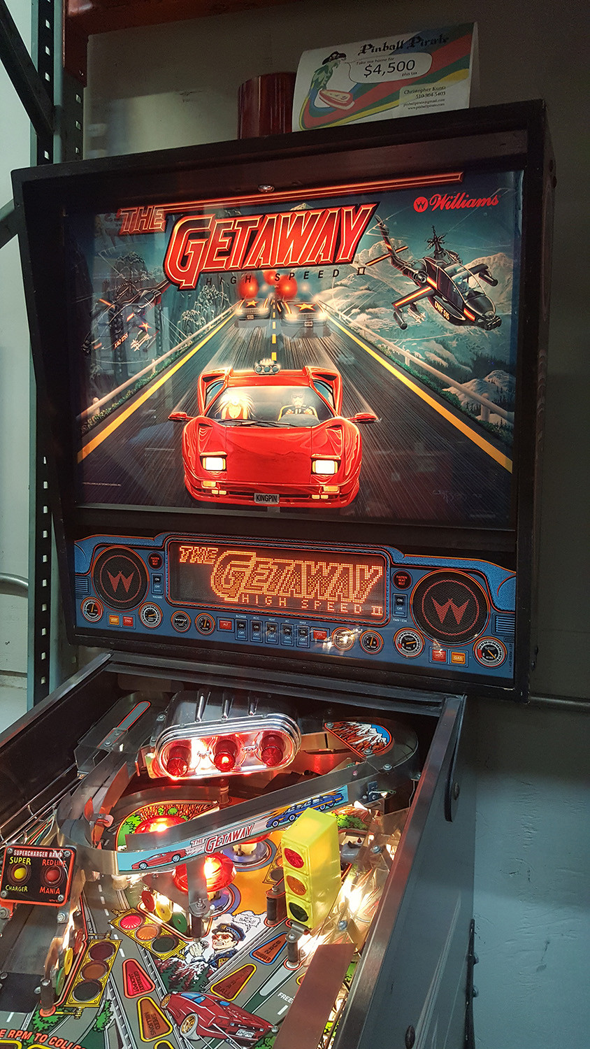 Getaway Pinball Machine 1