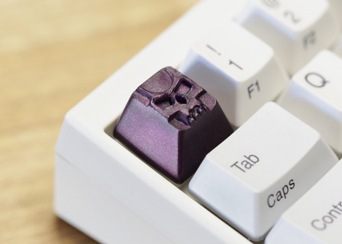 Clack Factory Deception Black Skull for Topre | EliteKeyboards