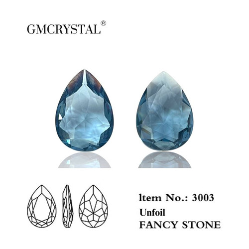 GM 3003 Drop unfoil Fancy Stone | Gm Jewelry