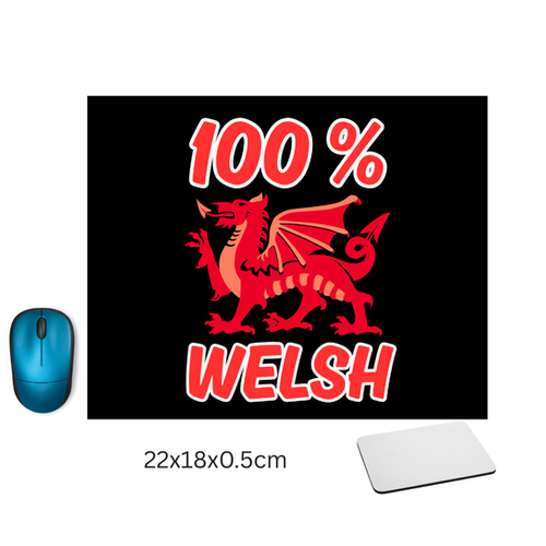 100% Welsh Mouse Mat | barrybados