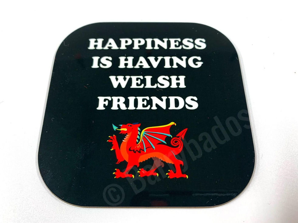 Welsh Friends Coaster | barrybados