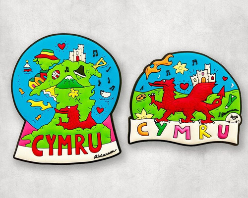 Rhiannon Art Welsh Magnets | barrybados