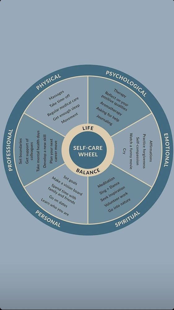 Life Balance - Self-Care Wheel | Project #Engage416