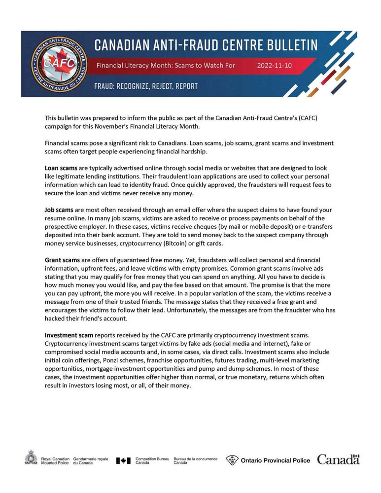 Financial Scams | Project #Engage416