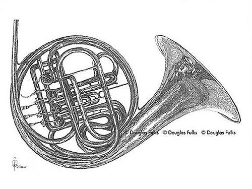 French Horn, Print | douglasfulks