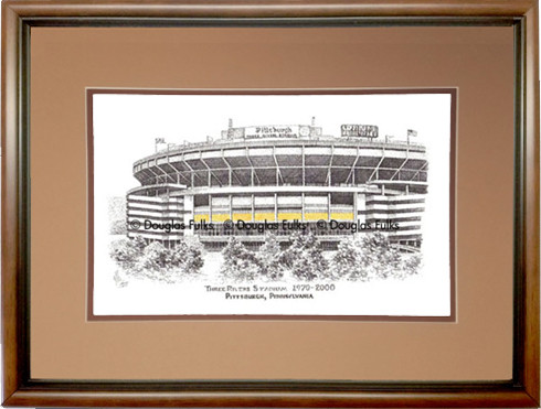 Three Rivers Stadium, Framed | douglasfulks