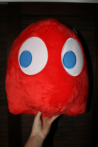 GIANT Jumbo Red Pacman Plush Toy | Arcade Warrior