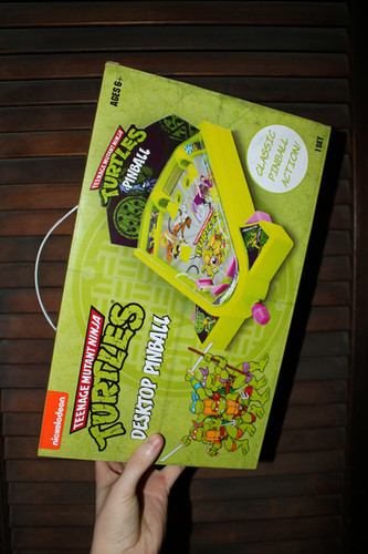 Teenage Mutant Ninja Turtles Desktop Pinball Toy | Arcade Warrior