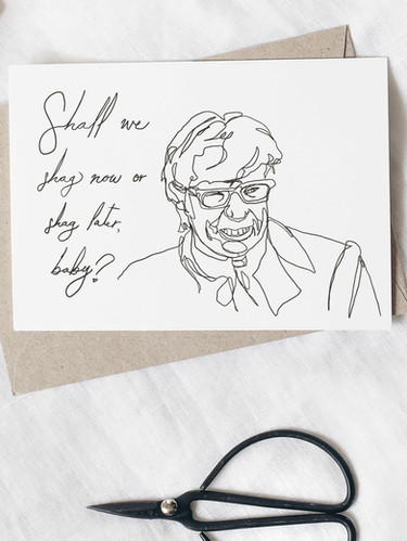 Shag Now Card (Austin Powers) | Honor Elise Art
