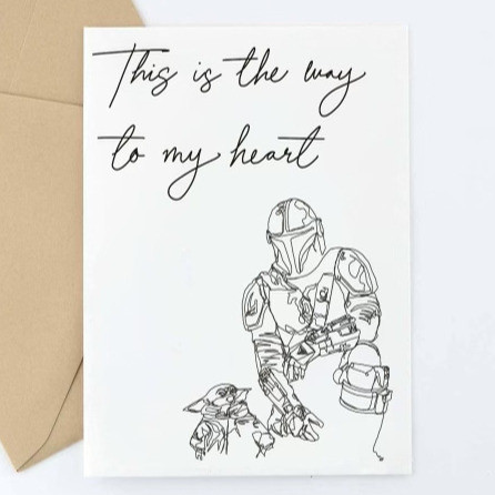 This is the Way Card | Honor Elise Art