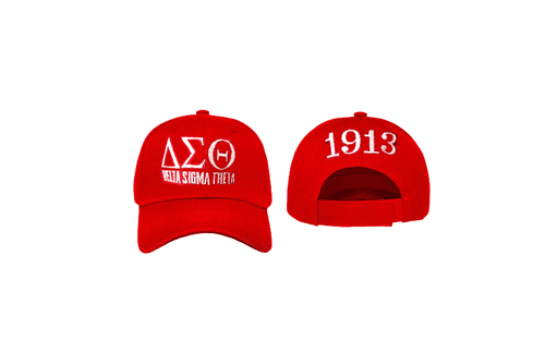 Delta Sigma Theta Red Cap | Aprons and Things