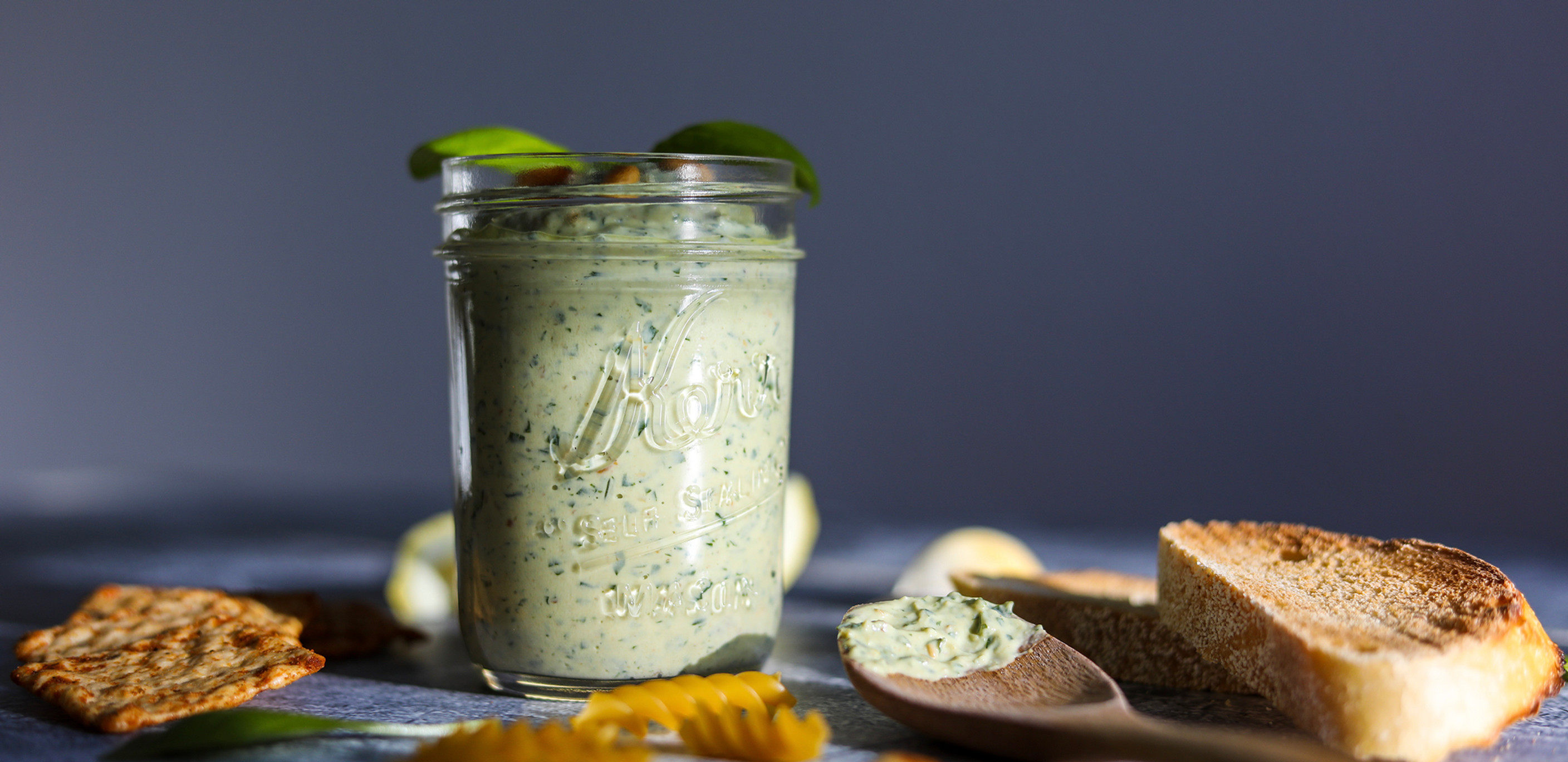 RECIPE: Creamy Vegan Basil Pesto I Mori-Nu Nigari Firm Tofu